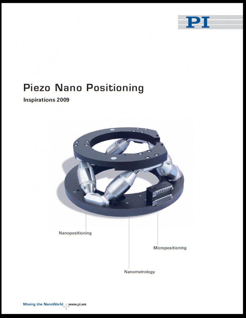 Nanopositioning and Piezo Technology Catalog and Reference Guide