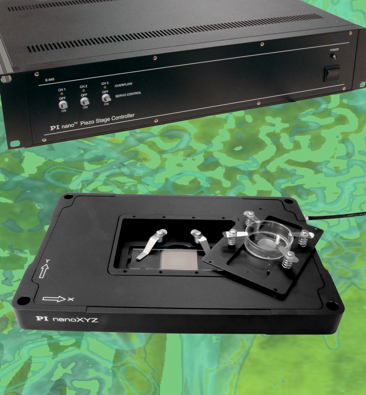 Nanopositioning Stage for Super-Resolution Microscopy