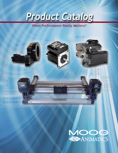 Moog Animatics releases new product catalog