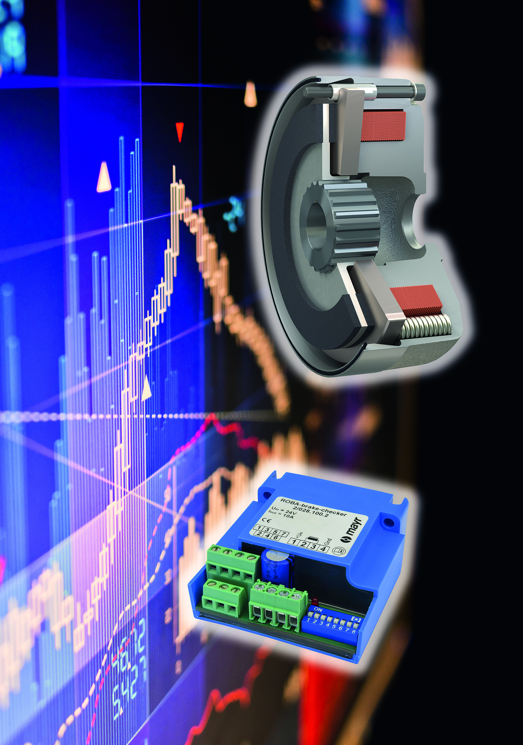 Safety brakes by mayr — IoT capabilities and new friction materials