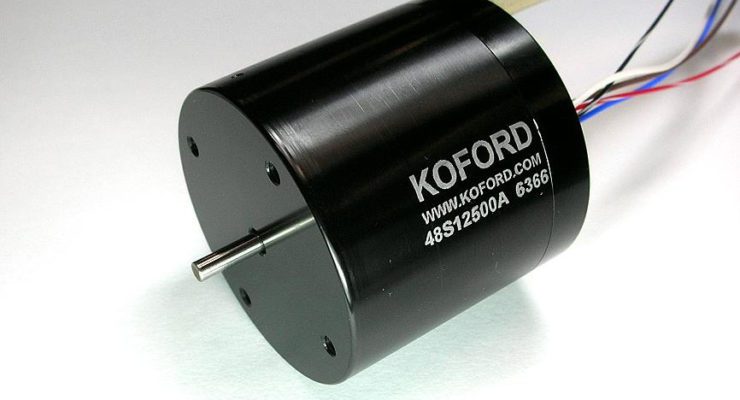 200,000 rpm brushless motor from Koford with air-cooled bearings