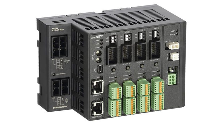 Absolute type AZ Series stepper motor driver with EtherCAT from Oriental Motor