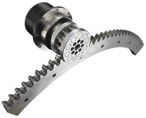What is a rack and roller pinion?