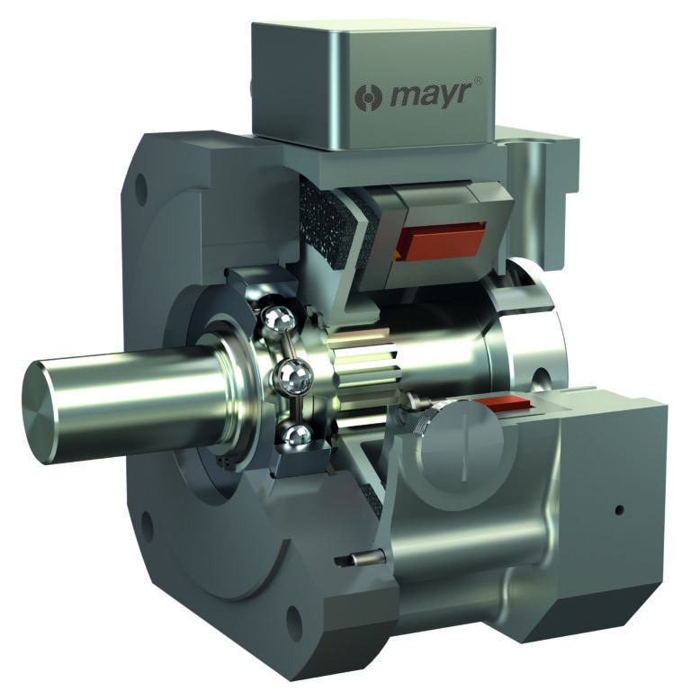 Safety brakes and intelligent monitoring from mayr for brake technology 4.0