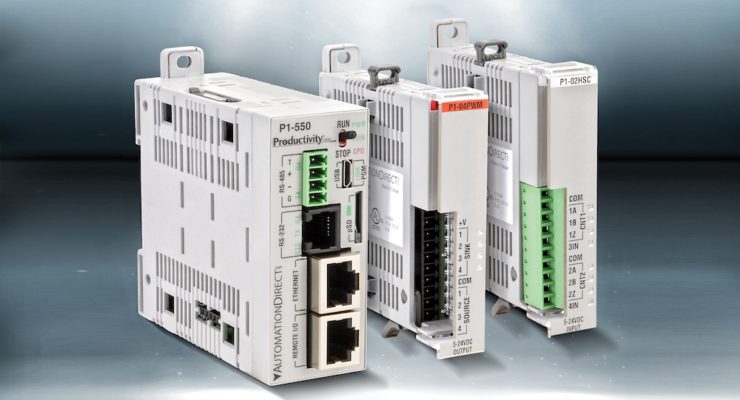 AutomationDirect Productivity1000 PLC has expanded capabilities