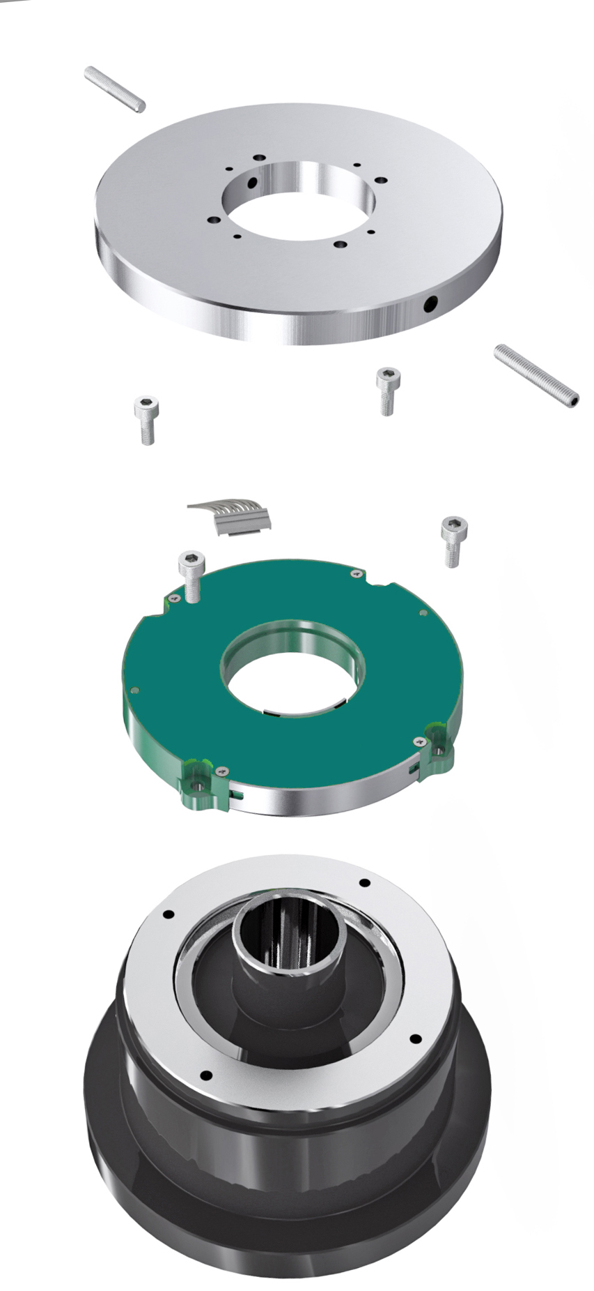 Feedback on stepper motors for better positioning and holding (and less ringing)