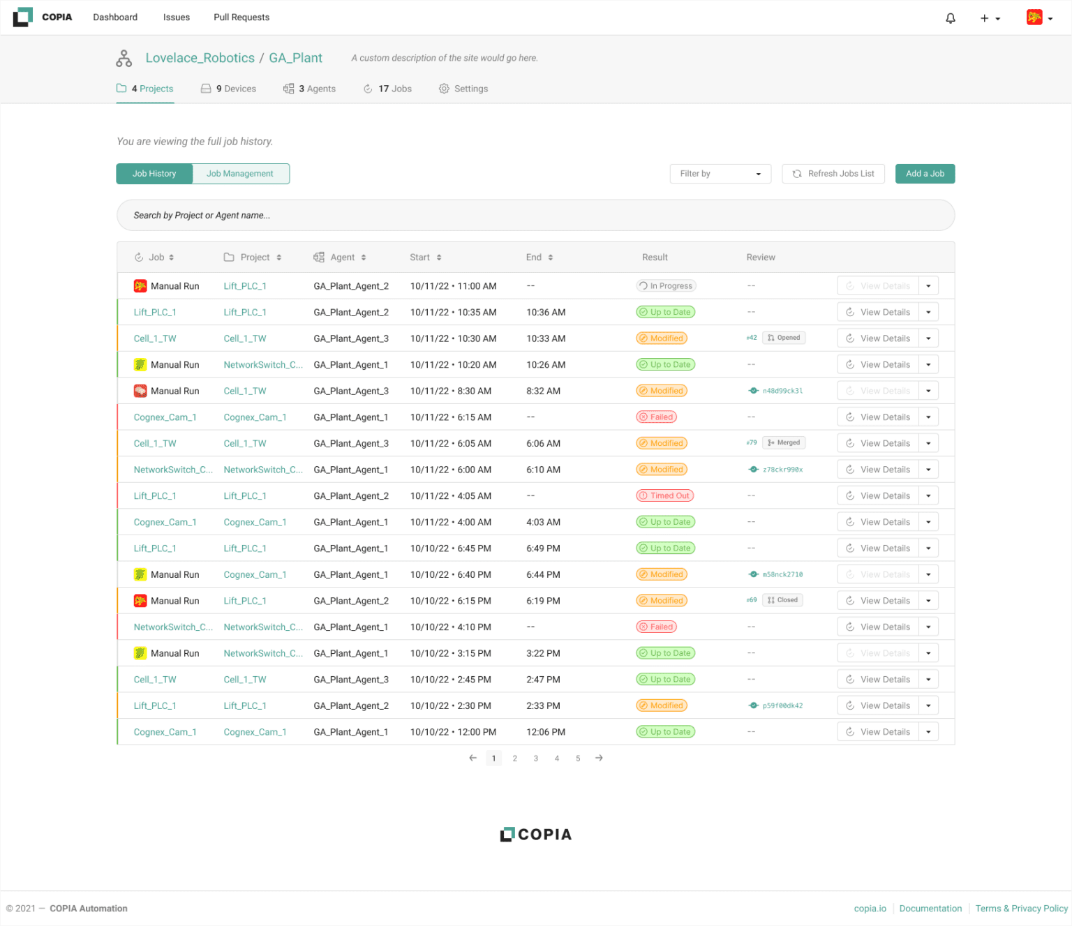 Copia Automation’s DeviceLink simplifies backup and change detection ...