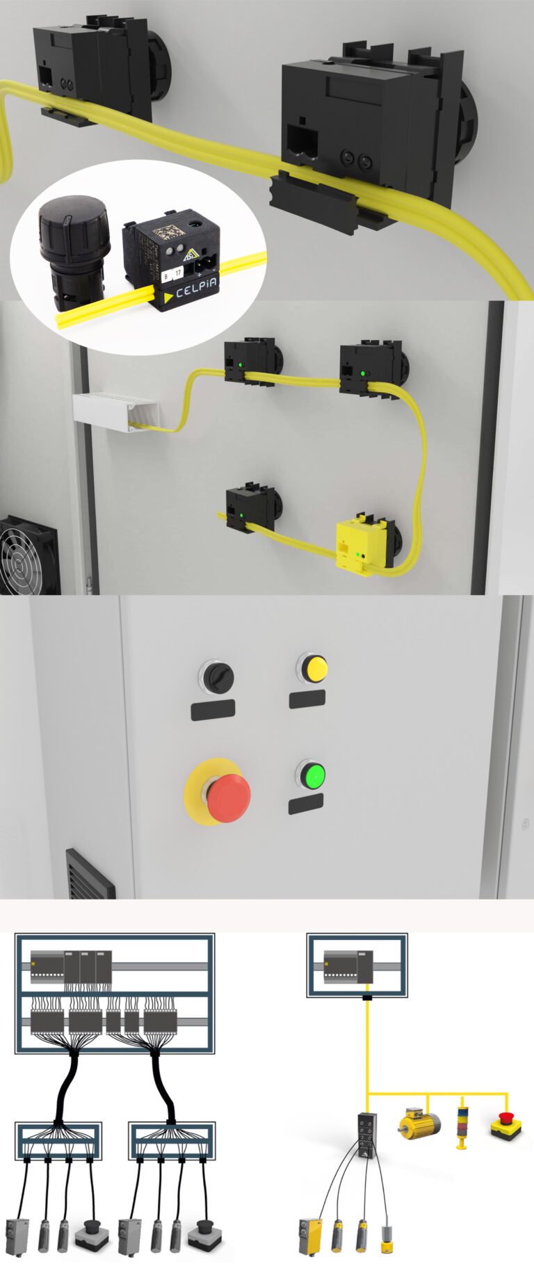 AS-Interface and specialty components reduce control-cabinet wiring