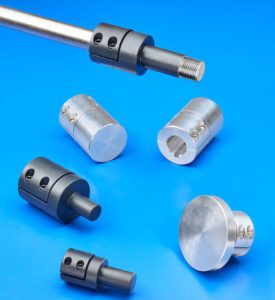 Rigid shaft end adapters eliminate need for shaft replacement