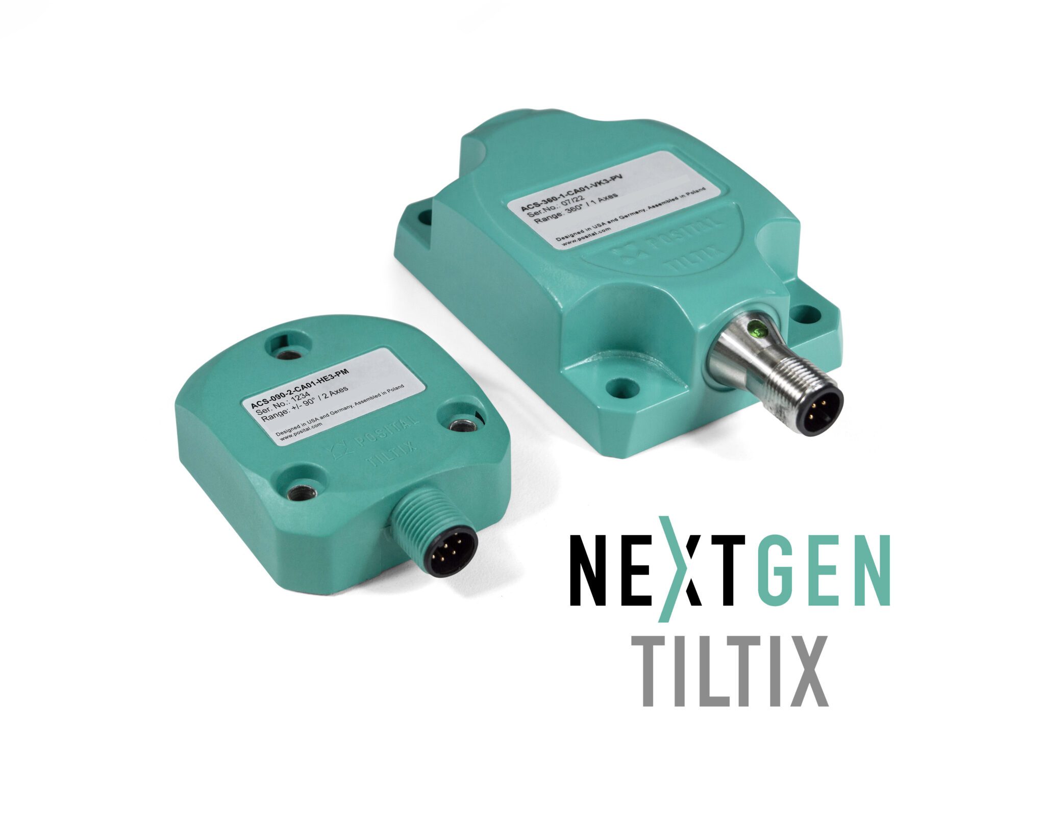New POSITAL TILTIX inclinometers have analog outputs